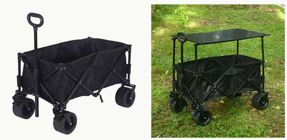 Folding Wheelbarrow Lightweight Garden Leaves Foldable Wheel Barrow ...