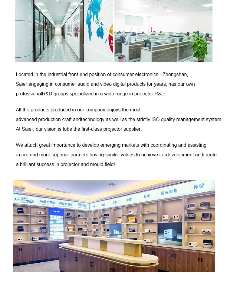 KONKA C2PRO Smart Projector - Portable 1080P LED Projector