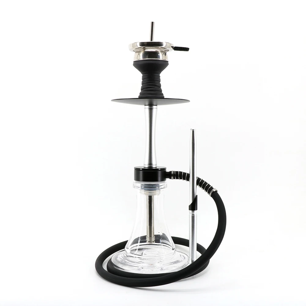 2023 Color Aluminum Shisha Glass Fumo Pipe Russia Cheap Hookah