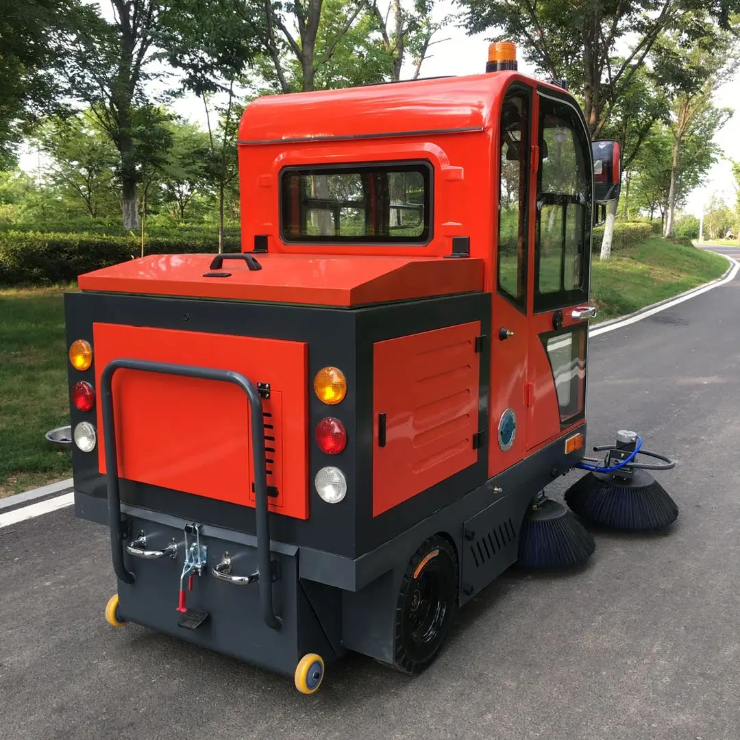 Ride-On Electric Street Sweeper Truck | Three-Wheeled Road Cleaning ...