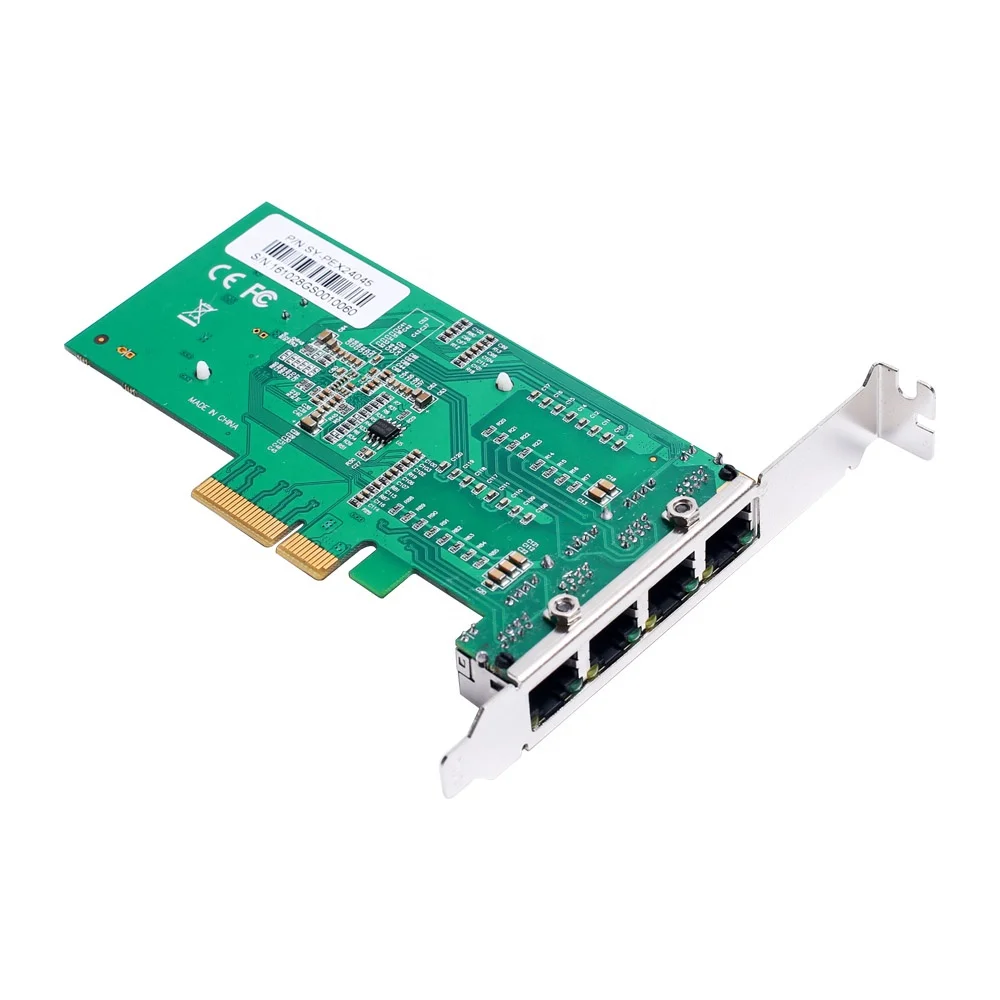4 Port Gigabit Ethernet PCI-E X4 Network Interface Card