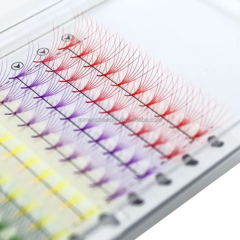 Wholesale High Performance Middle Stem Face Pointy Premade Fans Lashes ...