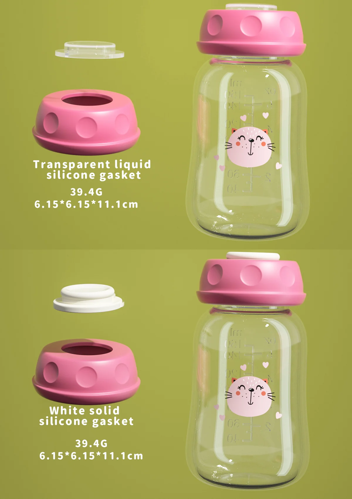 Standard Neck Pp Baby Feeding Bottle Milk-sav Breast Milk Collector ...