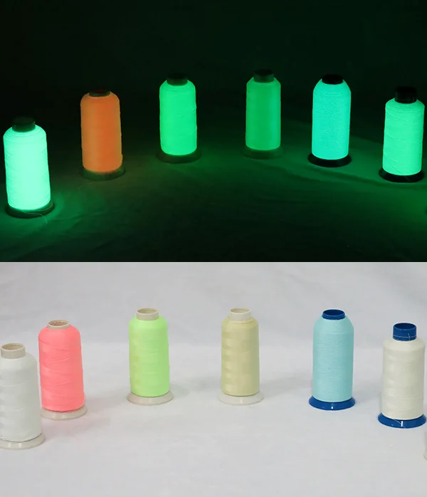 150d/2 Wholesale Embroidery Thread 100% Polyester Luminary Luminous ...