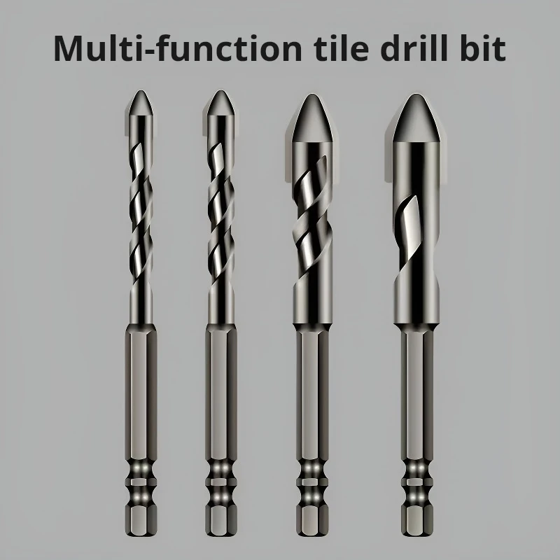 Tilting Head Eccentric Drilling Ceramic Triangle Bit Full Ceramic Tile ...