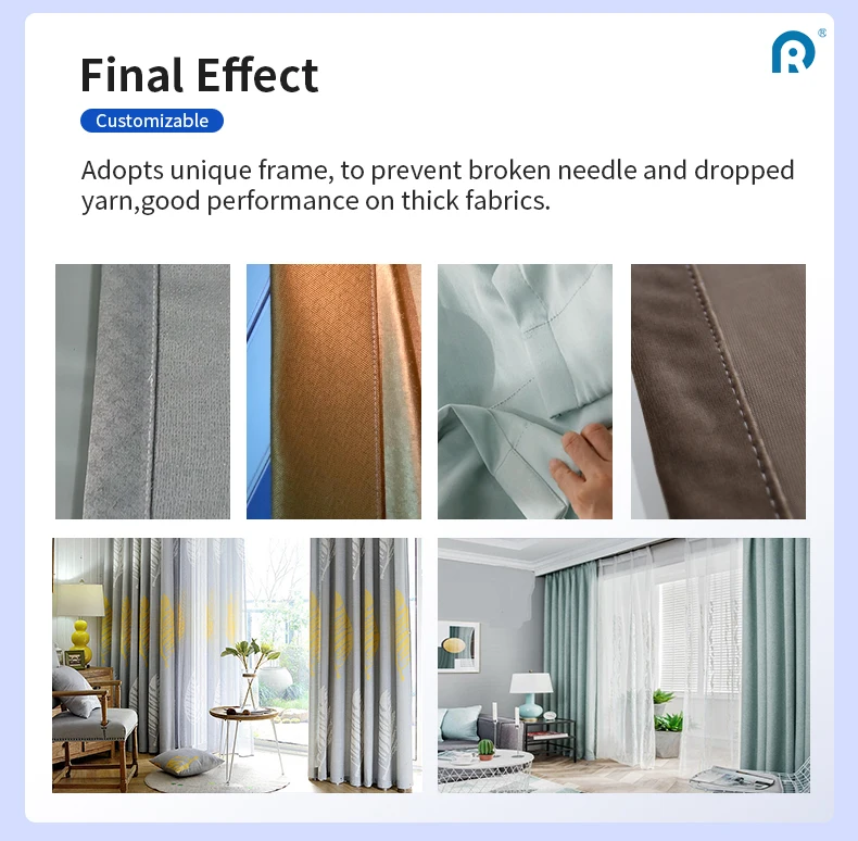 High-speed Automatic Curtain Hemming Machine by Ridong
