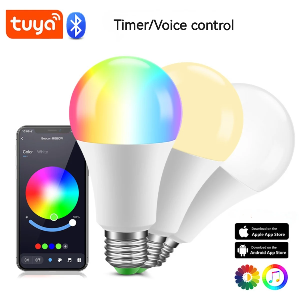 Smart Life LED Bulb - Voice Control with Alexa & Google