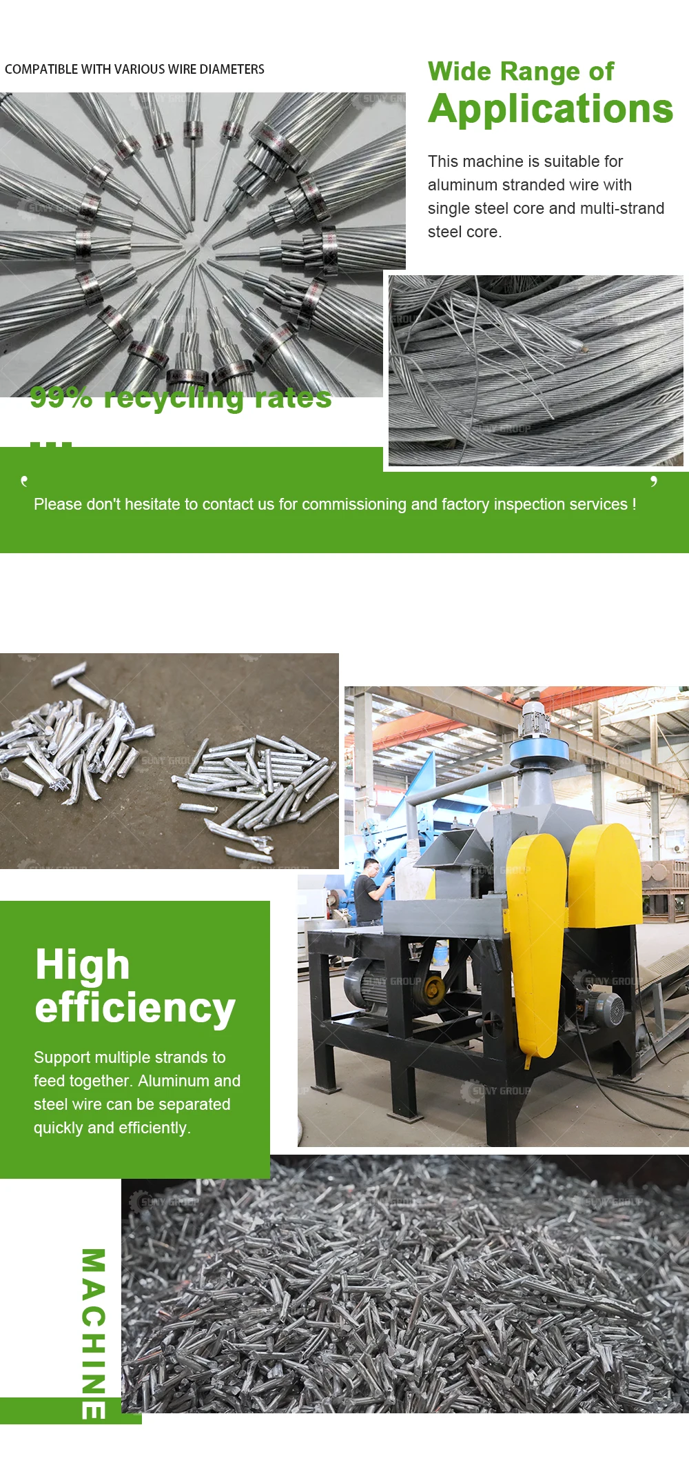 Aluminium Conductor Steel-reinforced Cable Processing Machine Acsr Wire ...