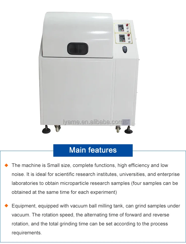 Mini Planetary Ball Milling Machine Laboratory Powder Grinding Ball ...