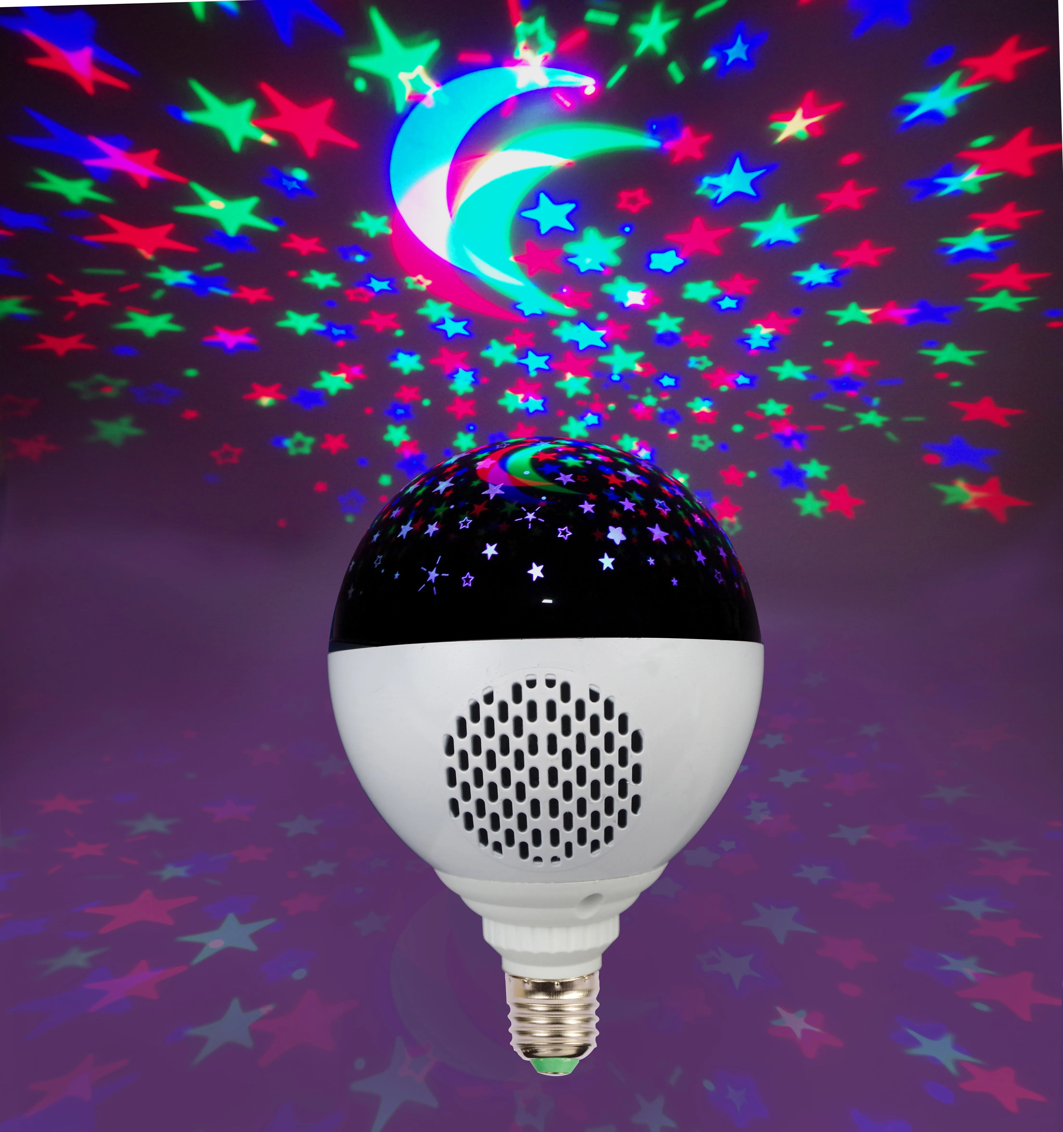 Projection Dazzling Light Bulb Decorated Rgb Music Led Projection Lamp ...