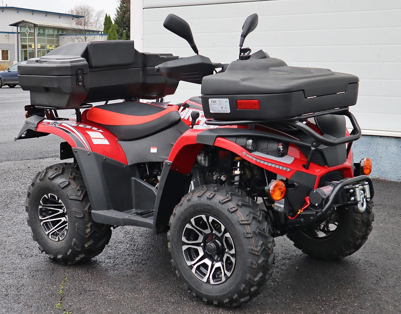 Quad Atv Cargo Box Rear 90l Large Storage Trunk - Buy Atv Luggage Box ...