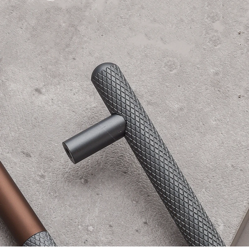 American Knurled Handle Knurling Drawer Pulls Furniture Kitchen Handles ...