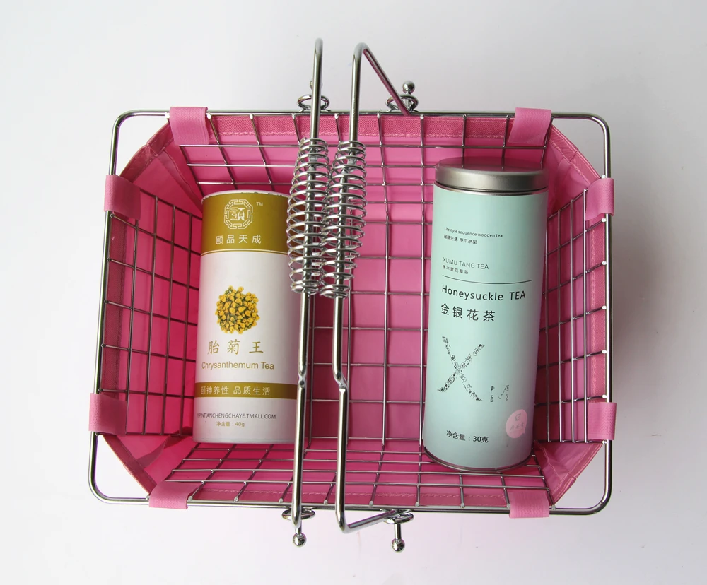 Factory Wholesale Custom Shopping Basket Store Cosmetics Metal Wire ...