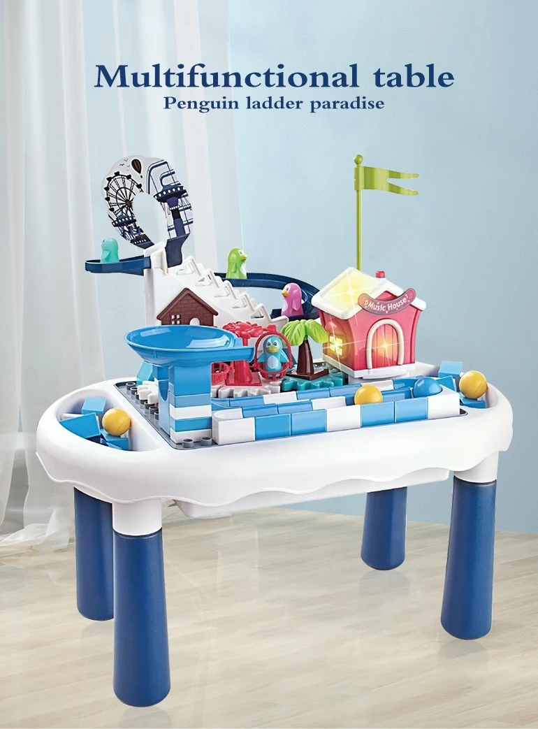 Assembled Penguin Climbing Stairs Play Activity Set Toy Multipurpose ...