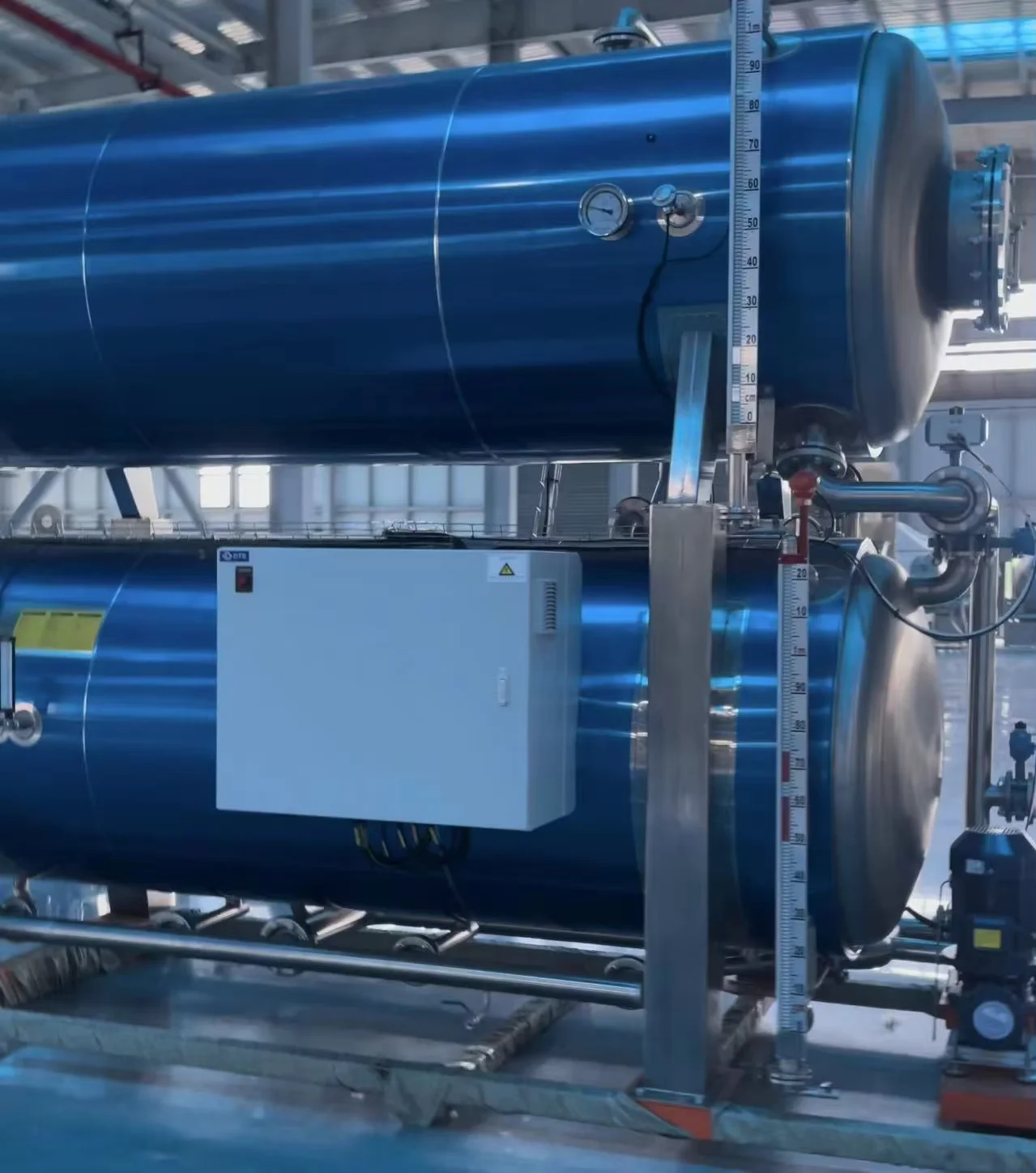 Steam Rotary Autoclave Sterilizer For Dairy Food Milk And Oat Water ...