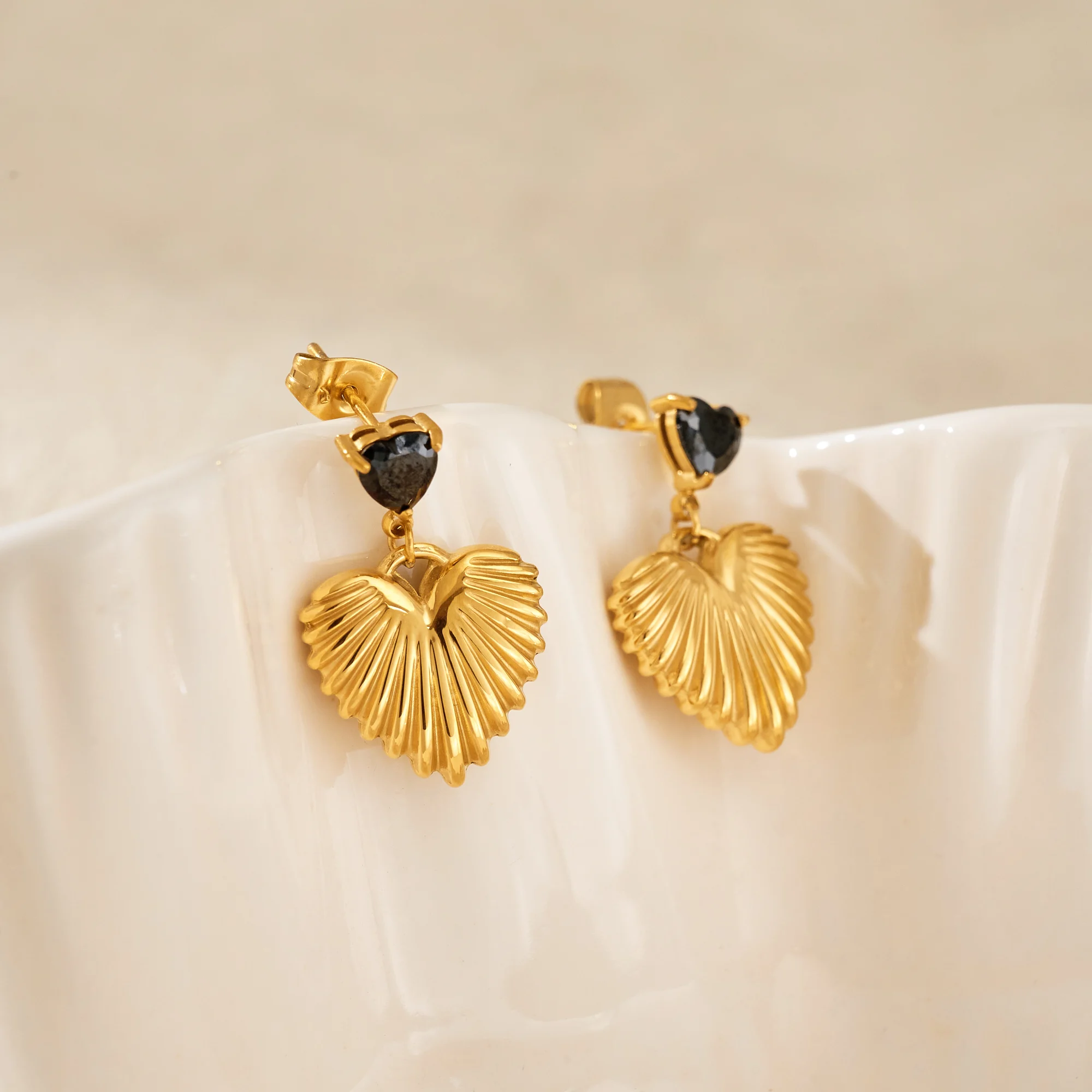2025 Dazan NEW Winter INS 18k Gold Plated Hypoallergenic Stainless ...