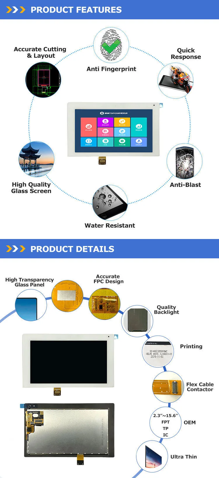 Kelai Mipi Dsi Display Shields Esp 32 Display 720 1280 Tft Display Lcd Touch Screen 6 Inch Lcd