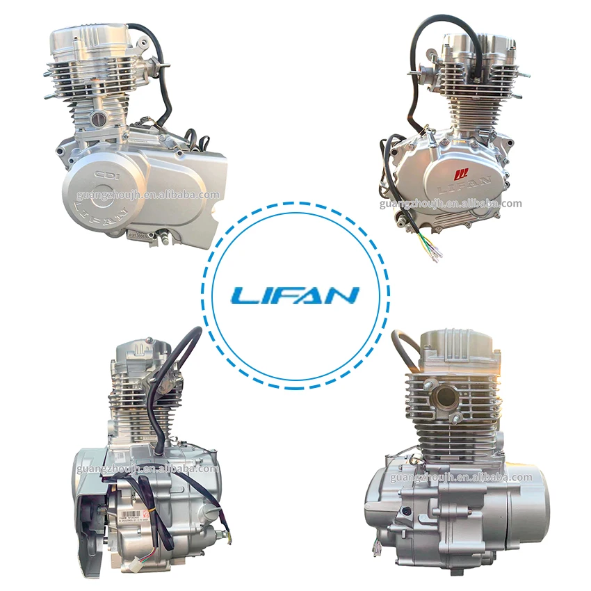 Lifan 4 Chongcheng Original Brand Cg125cc Engine Foot Starts The Engine ...