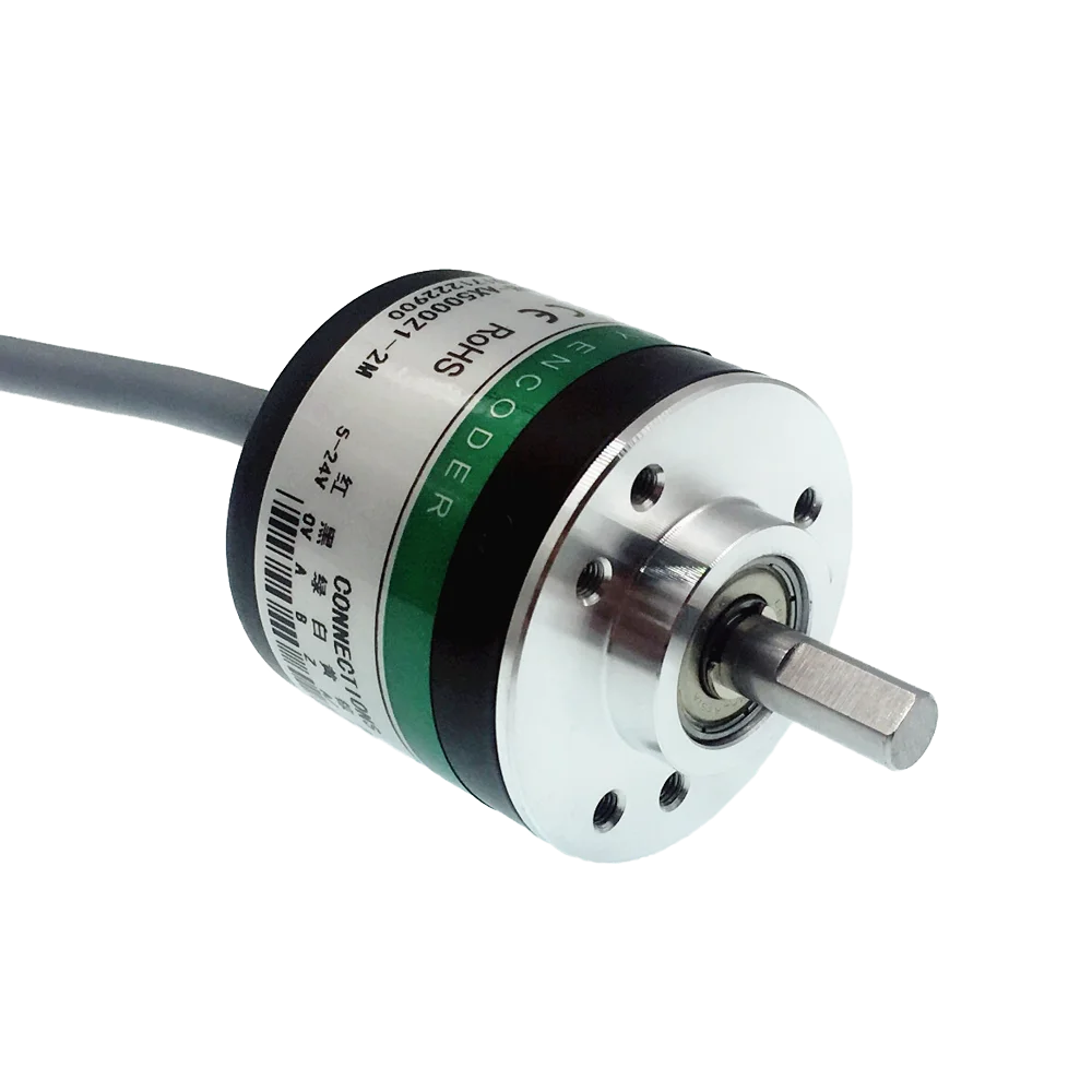 Gts Model Rotary Encoder Axial Cable Outlet Optical Incremental Encoder ...