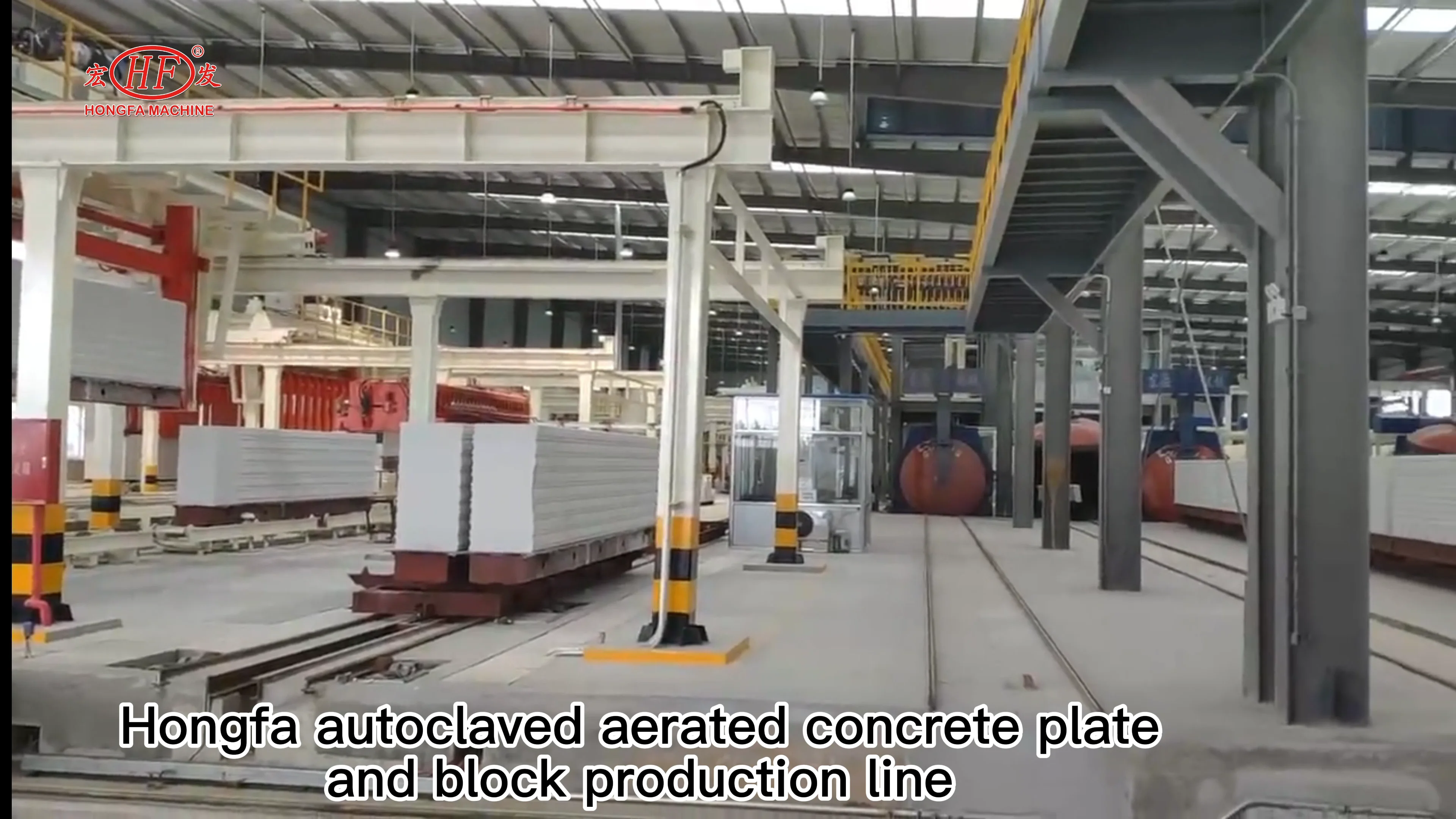 Turnkey Project Hongfa Aac Block Brick Making Machinery 50000-500000 M3 ...
