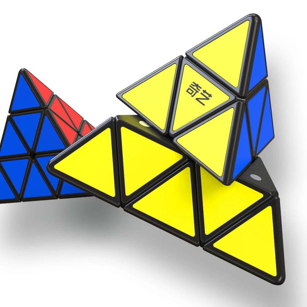 QIYI Pyramid Cube Qiming Plus Max 3x3 Pyramid 56cm Big Cube 3x3x3 Magic ...