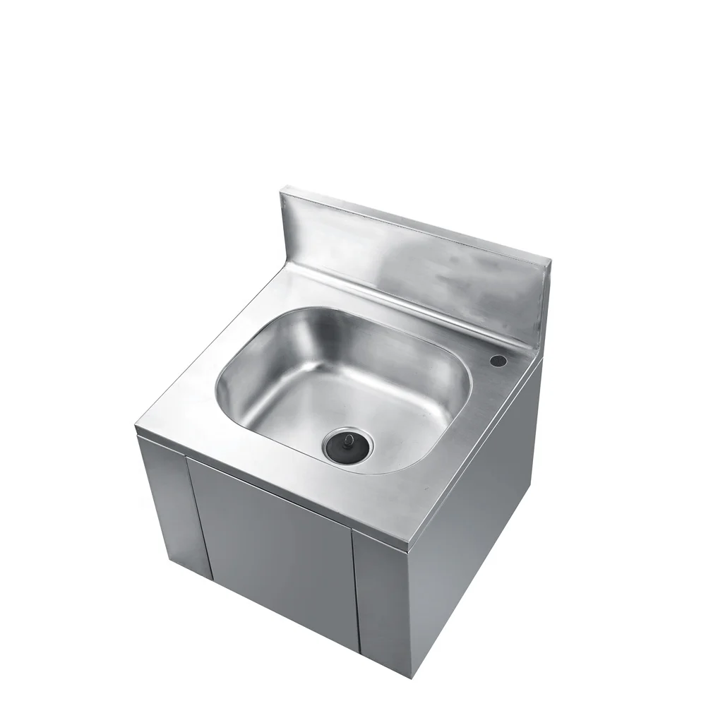 Knee Push Sink - Stainless Steel Hand Washing Solution