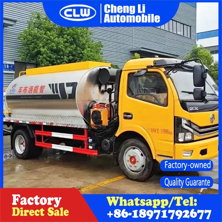 Bitumen Road Spray Truck 5000 Liters Stainless Steel Asphalt ...