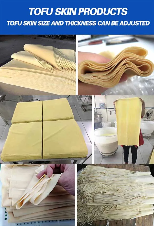 Automatic Tofu Skin Machine Beancurd Production Equipment for Soybean ...