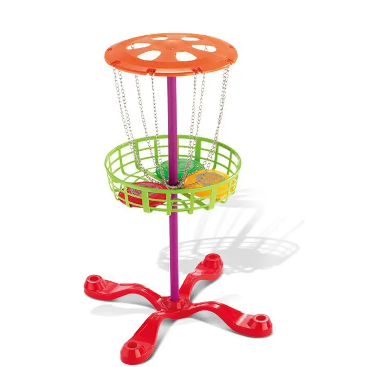 Custom Outdoor Sports Plastic Disc Golf Target Set Basket for Kids