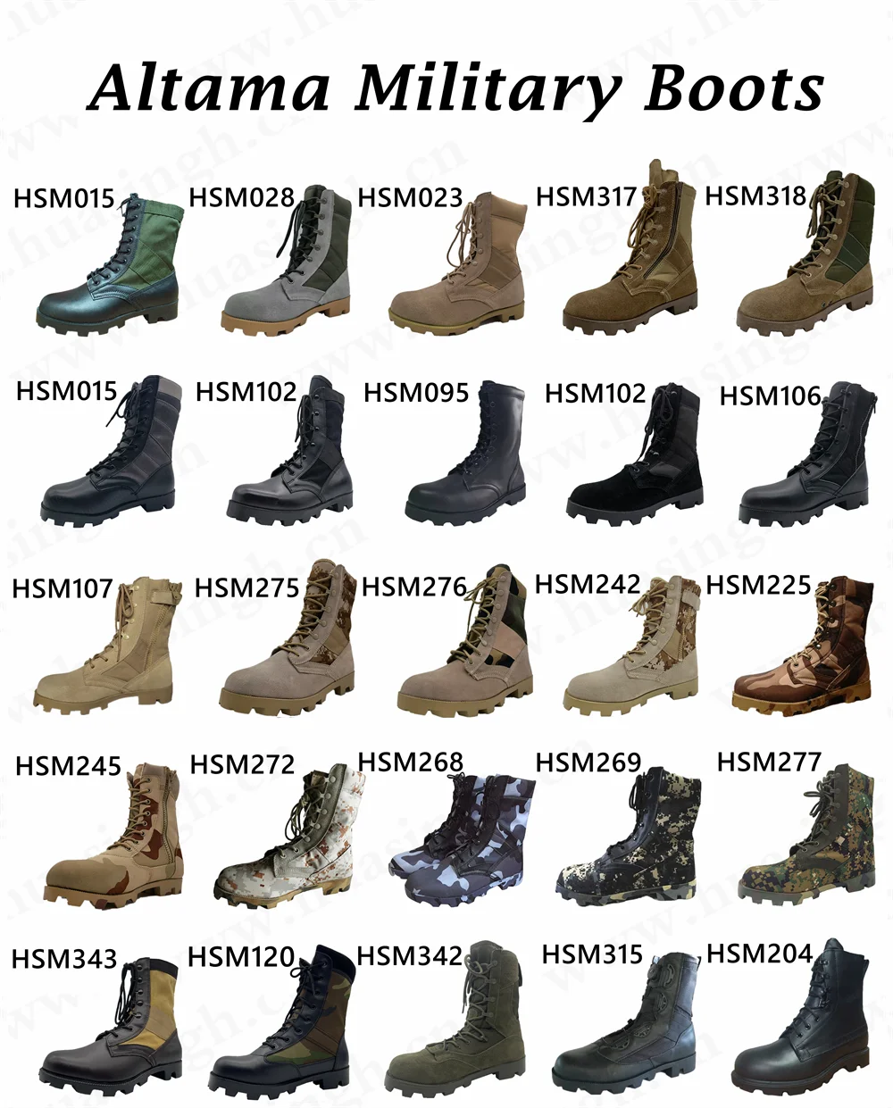 Altama 8 Inch Combat Boots - Durable, All-Season Jungle Shoes