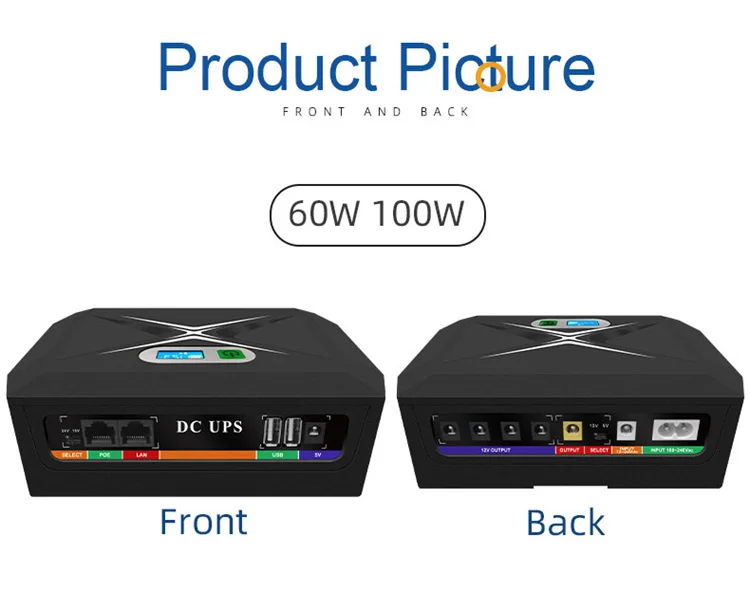 60W Portable Mini UPS - Reliable Backup Power Solutions