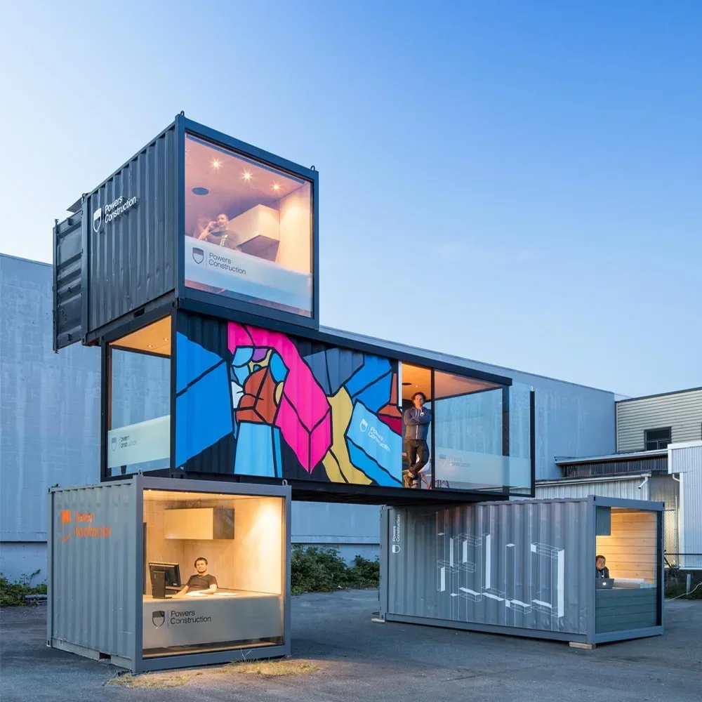 Flat Pack Foldable Container Office - Durable & Versatile