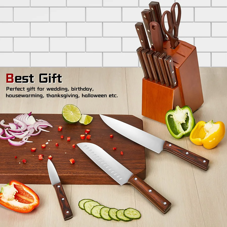 High Quality Stainless Steel Kitchen Chef Knives Kitchen Set ...