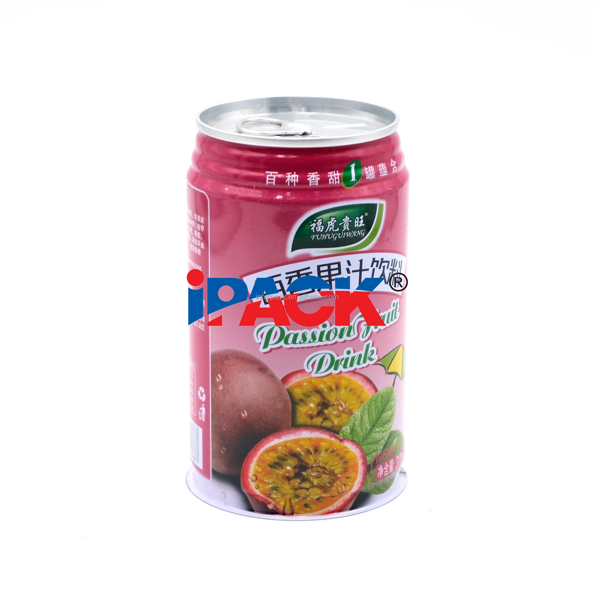 6122# Recyclable Passion Fruit Juice Drink Beverage Packaging Tin Can ...