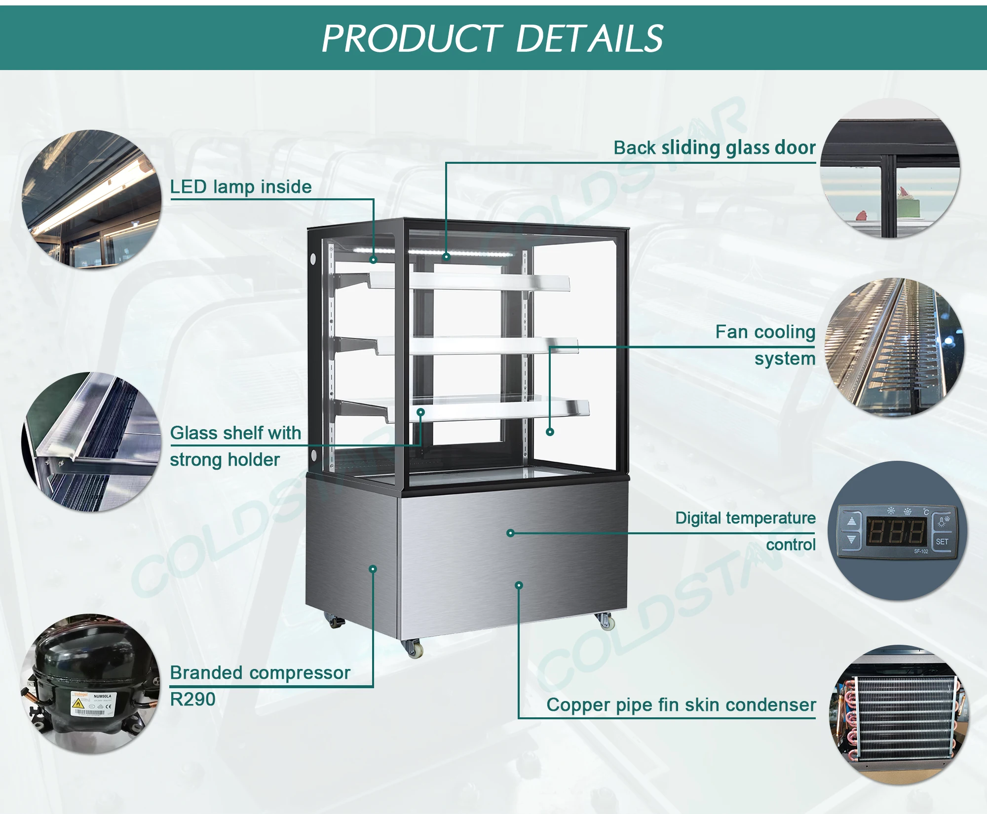 Chocolate Showcase Cooler,Chocolate Display Refrigerator For Sale - Buy ...