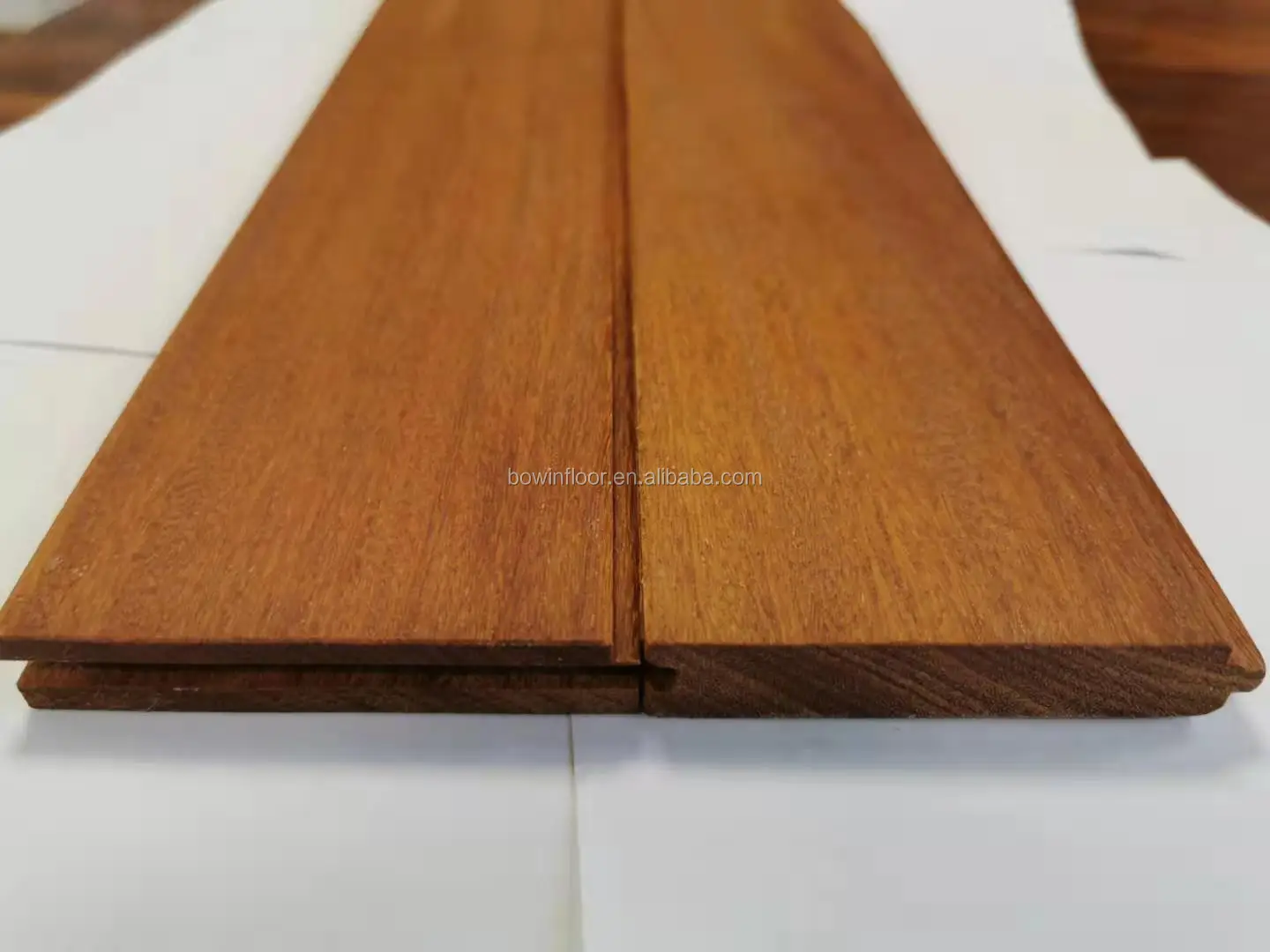 Shiplap Section Natural Brazilian Teak Outdoor Wood Cladding