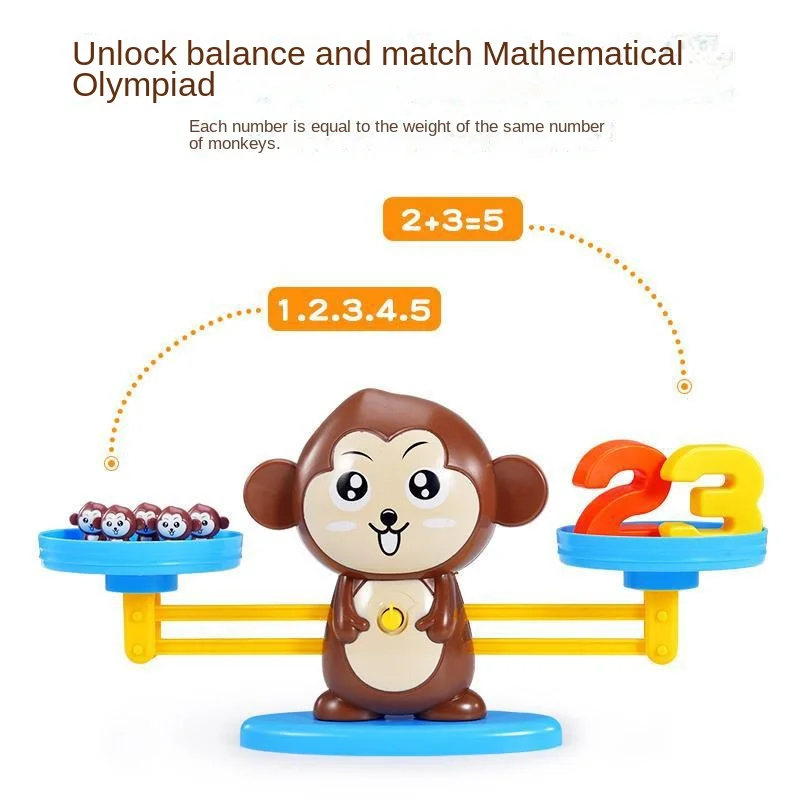Enlightenment Monkey Scale Game Children's Table Teaching Aids Addition ...