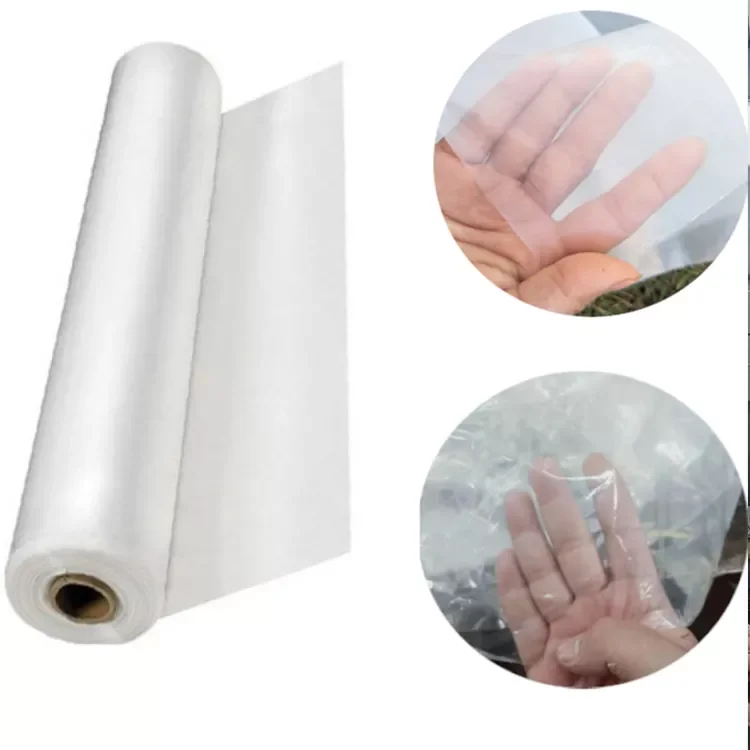 Heavy Duty 6 Mil Clear UV Protected Greenhouse Plastic Cover Roll Blow ...