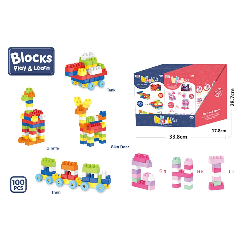 Innovative Build Blocks Toys Plastic Blocks For Kids Autism Toys ...