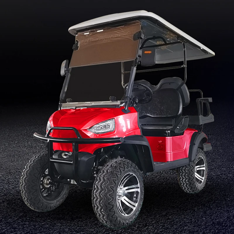 4 Person Electric Golf Car With Rear Passenger Seat High Quality Cheap ...