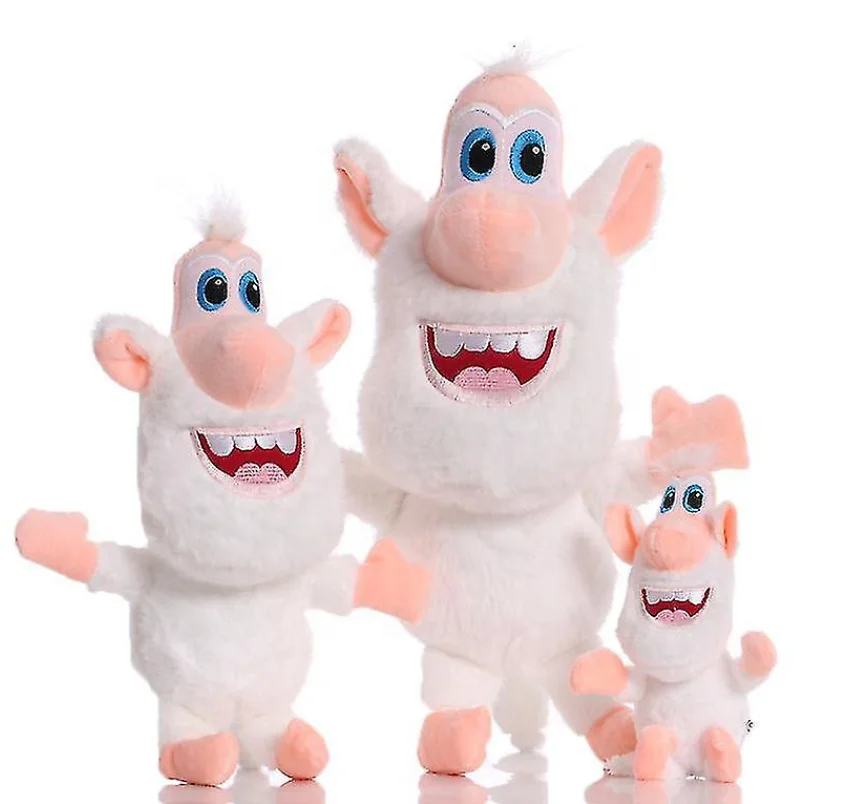 Cartoon Booba Buba White Pig Cooper Soft Plush Toys Doll Stuffed Dolls ...