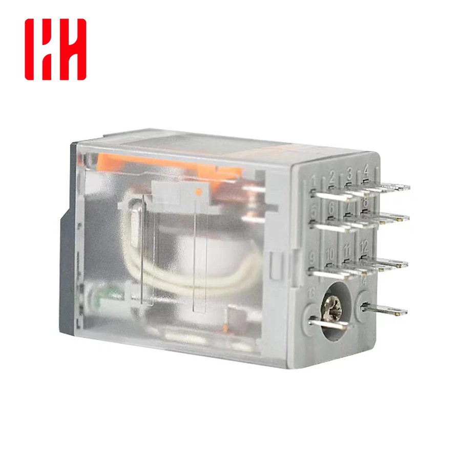 Schneider Rxm2ab2bd Electric Power Relay 24v Dc Coil Voltage Switching ...