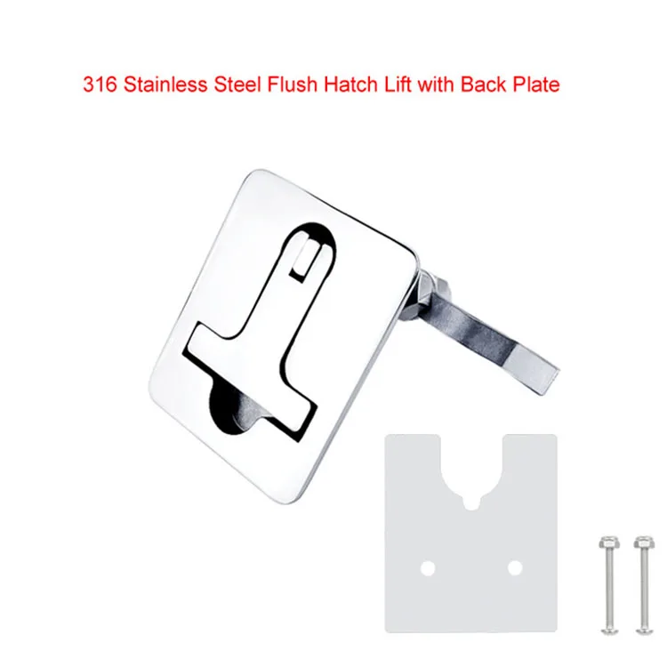 Stainless Steel 316 Cast Rectangular T-handle Compression Latch Low ...