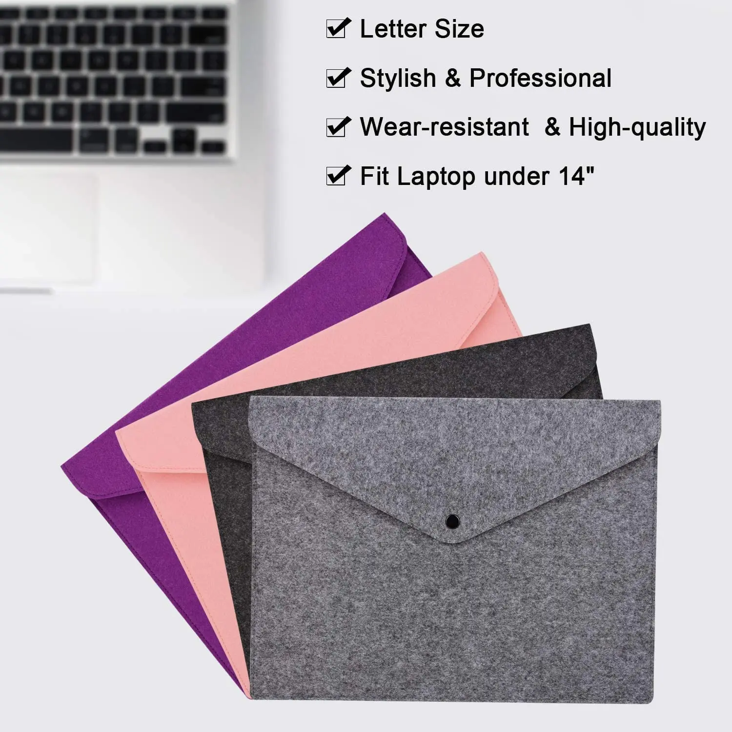 Bview Art A4 Size Portable Envelope Document Folder Storage Bag For ...