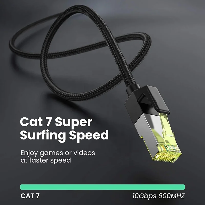 Rj45 Network Crimping Tool Cat7 Cat6 Nylon Threaded Flat Awg23 Category ...