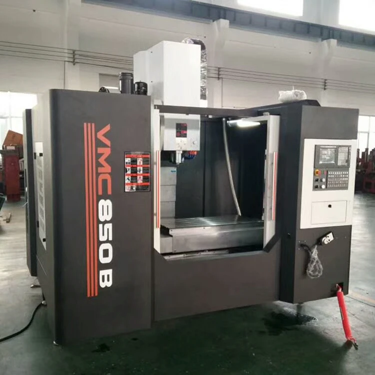 850 VMC Vertical Machining Center with GSK CNC Control System New Condition BT40 Spindle Taper ...