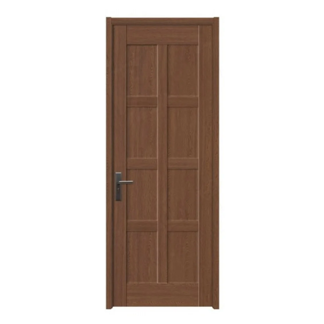 Solid Wooden PVC WPC Bathroom Door with Soundproof Waterproof Features ...
