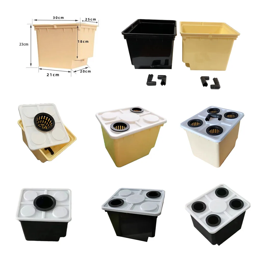 Alibaba.com: 11L Black/Beige Bato Dutch Buckets with Elbows, 1/2/4 ...