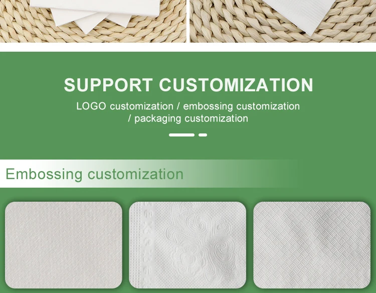 Bright Hot Selling Restaurant Tissue Paper Custom Design Logo 3ply ...