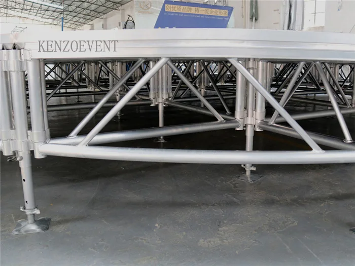 Indoor Outdoor Aluminum Round Stage Circle Stage Platform - Buy Round ...